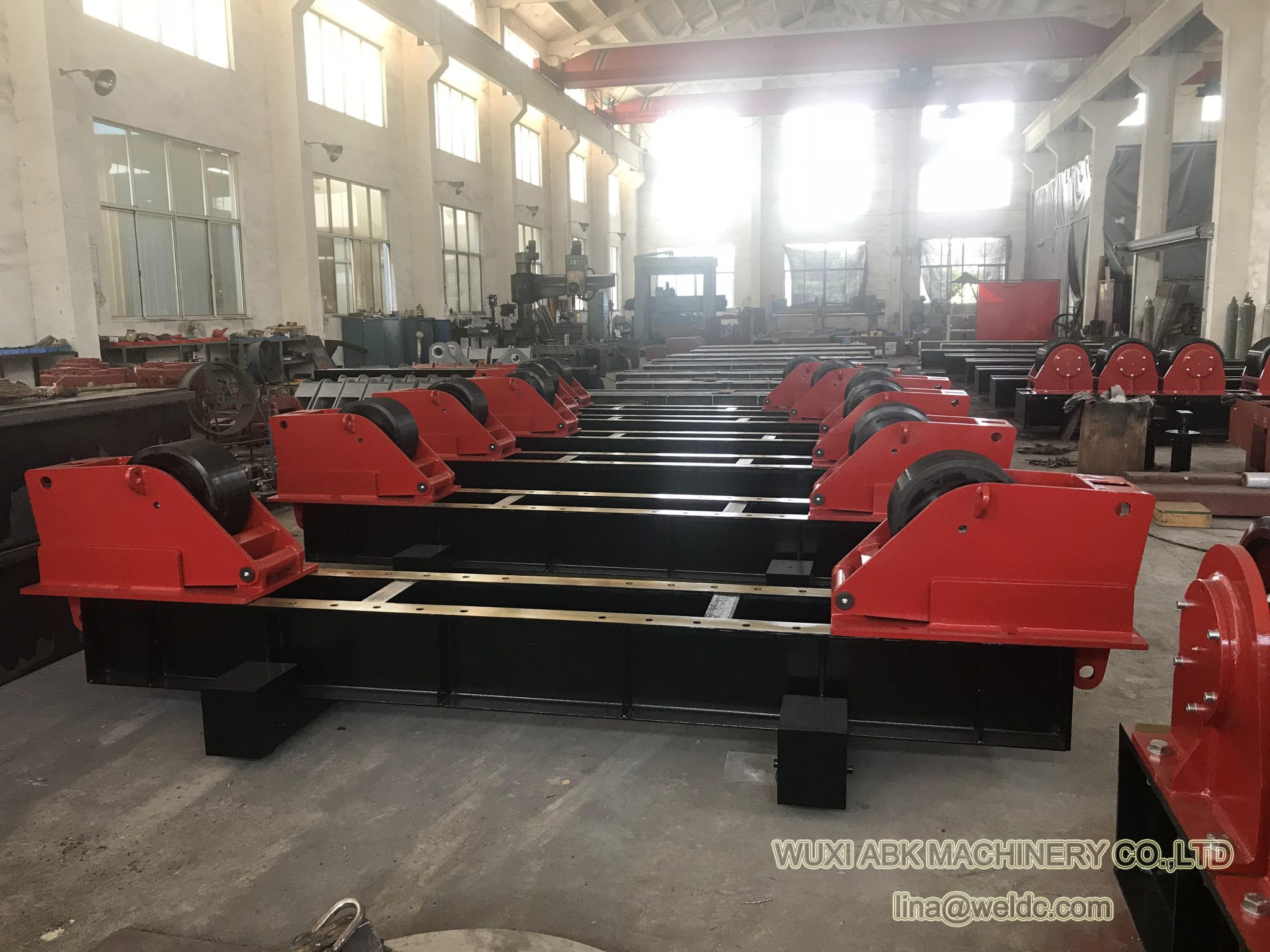 Adjustable Welding Rotator – WUXI ABK Machinery CO.,LTD-Welding rotator ...